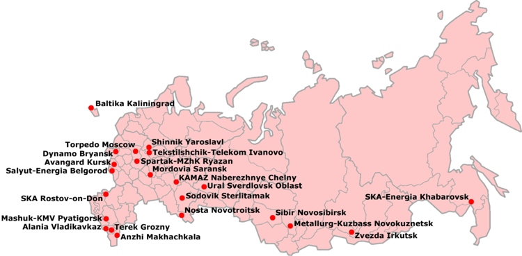 Russian Football National League Stadiums - Ground & Team Guides ...