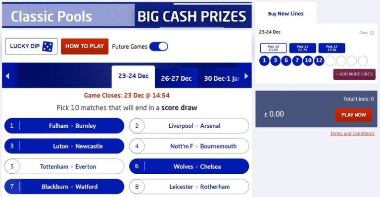 The Football Pools: How To Play Online, Games Available Today & History ...