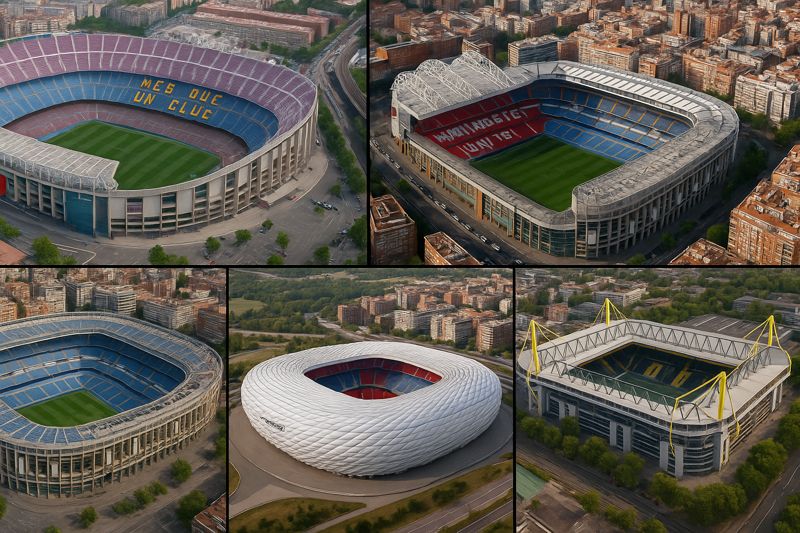 5 High-Capacity Football Stadiums to Visit in Europe - Football ...