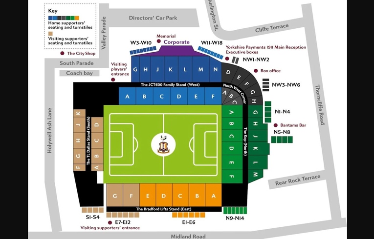 Bradford City AFC: Valley Parade (Coral Windows) Stadium Guide ...
